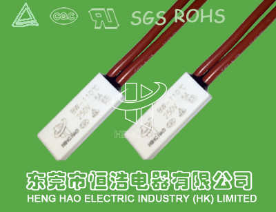 Quality Electric Motors Thermal Protection Switch , Bimetal Thermal Cut Out for sale