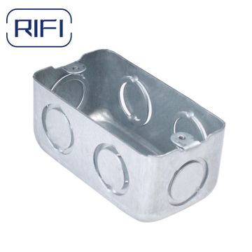 Quality Single Gang Electrical Conduit Boxes 2"X4" EMT Conduit Junction Box for sale