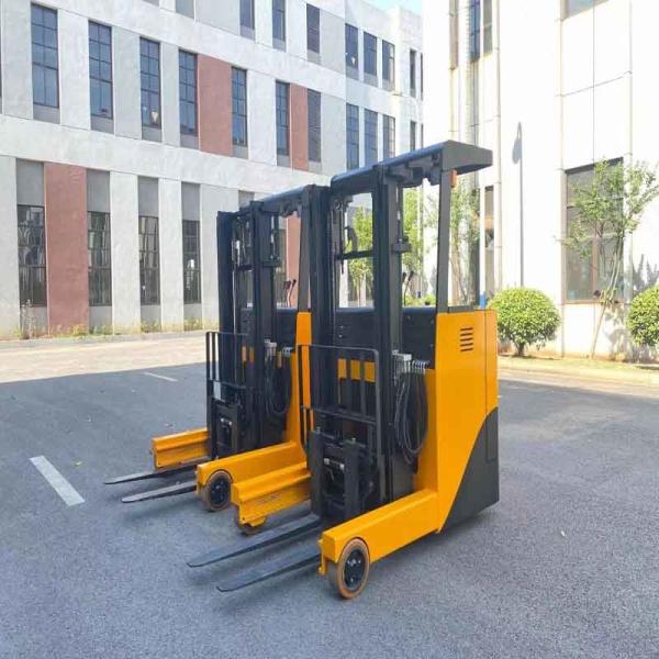 Quality Multi direction Electric Reach Forklift Walking Pallet Stacker 2500KG for sale