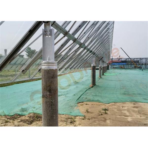 Quality 1500V Horizontal Single Axis Solar Tracker With 90 Modules for sale