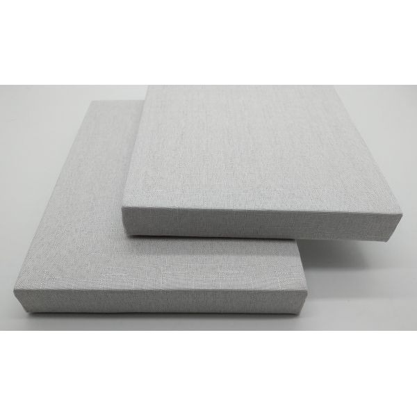 Quality Rectangle Baffle Sound Absorbing Fabric Wrapped Acoustic Panel for Studio for sale