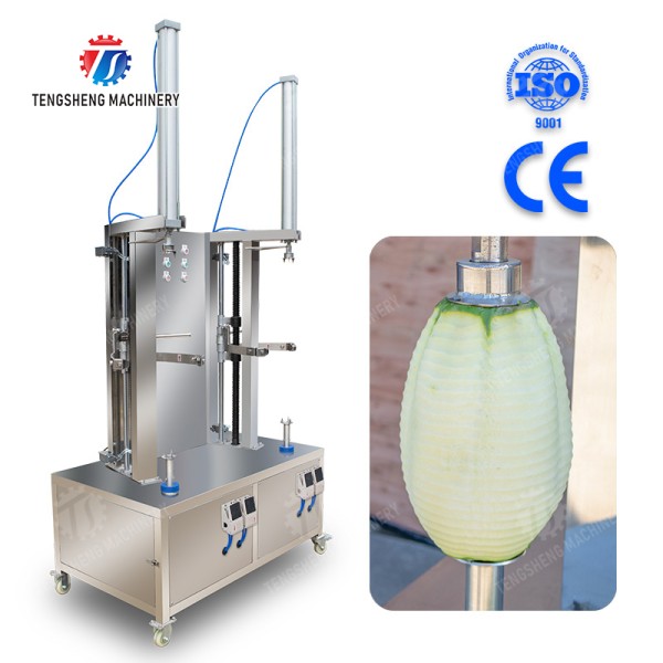Quality papaya chieh-qua pumpkin wax gourd pineapple Vegetable Vertical double cutter for sale
