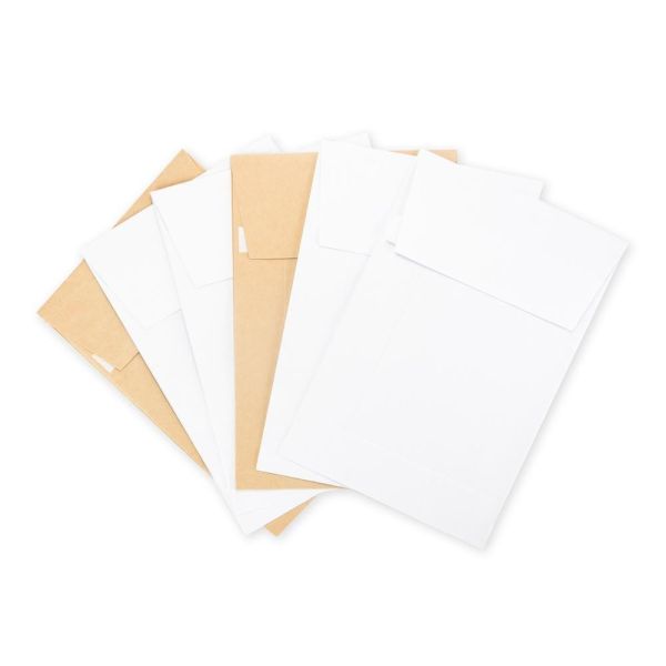 Quality 120gsm Kraft Paper Pocket Style Gusset Envelope for Express Packing Convenience for sale