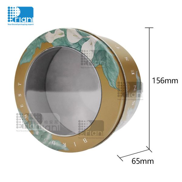 Quality Customize Empty Gift Tin Cans With Gold Foil For Candy Spice Packaging Pepper Paper Cans for sale