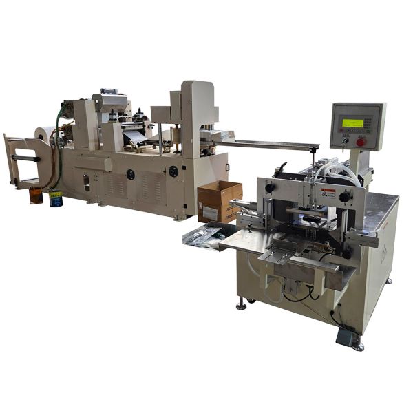 Quality 2 Colors Printing Napkin Tissue Paper Making Machine Packing Production Line For Start Business for sale