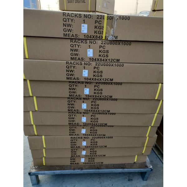 Quality 600*800*1400mm 22U Data Center Server Network Rack Communication Serve Network for sale