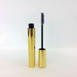 Quality ABS AS Gold Shiny Empty Mascara Bottle 15*130mm Environment Friendly for sale