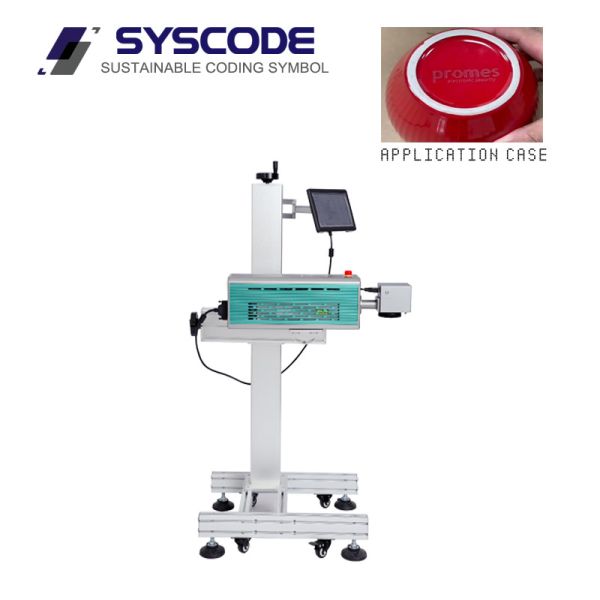 Quality Plastic Bottles Co2 Laser Engraving Machine 220V 50HZ Water Cooled Long Lasting for sale