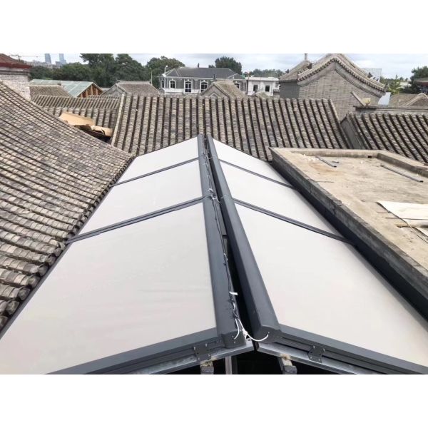 Quality Customized Roof Sunshade Motorized Retractable Awning for sunroom for sale