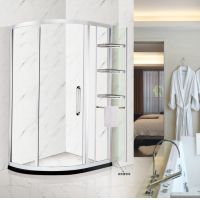 Quality Electroplate Aluminum Frame Enclosure Screen Glass Door Pivoted Shower Hinges for sale