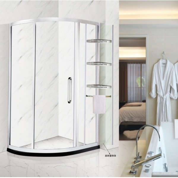 Quality Electroplate Aluminum Frame Enclosure Screen Glass Door Pivoted Shower Hinges for WC Room for sale