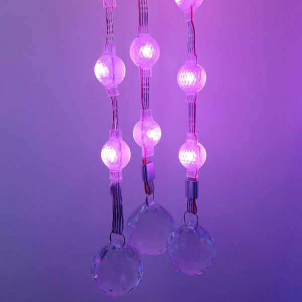 Quality Christmas Color Changing Flexible 3D Pixel Light With Transparent Crystal for sale