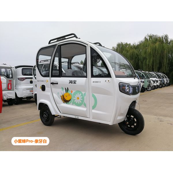 Quality Big Space Electric Passenger Tricycle Road Legal Electric Trike Enclosed for sale