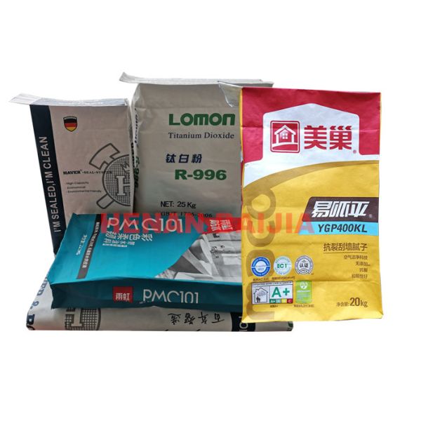 Quality Square Bottom  Industrial Paper Bags Good Stability 25kg 30kg 50kg Strong Load Bearing for sale
