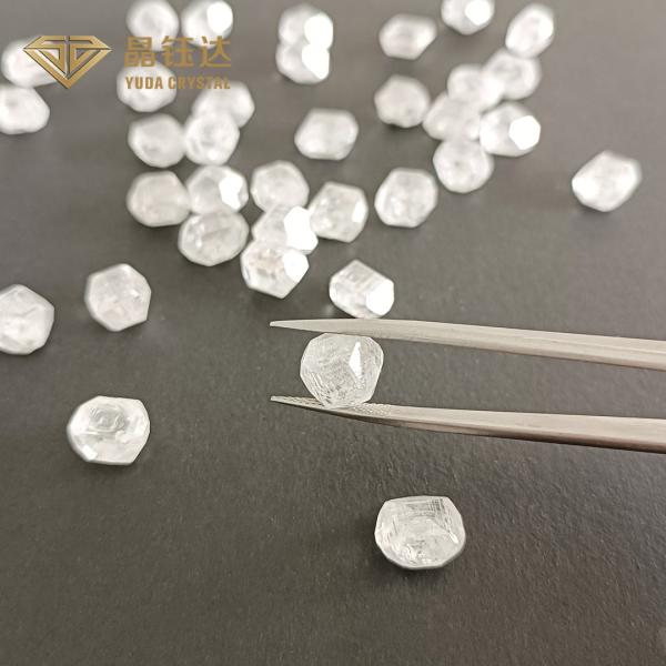 Quality 5mm To 7mm DEF Color Rough HPHT Diamond Rectangular Shape for sale