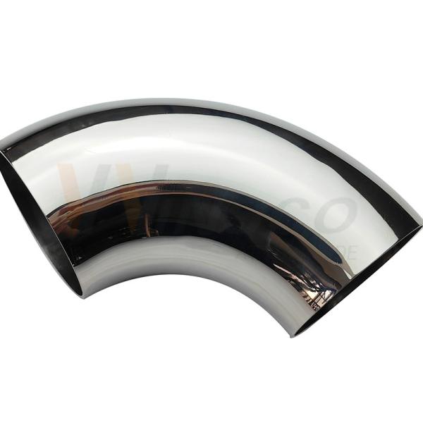 Quality VVINSCO 76.2mm (3 Inch) 90° Stainless Steel Handrail Elbow in AISI 201/304/316 with Mirror Polish or Satin Finish for sale