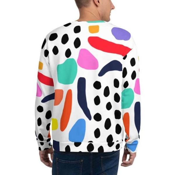 Quality Custom Sublimation Crewneck Sweatshirt Breathable for sale