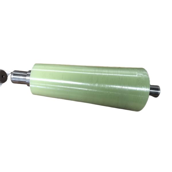 Quality Wear Resistant PU Polyurethane Coating Roller 90 A Shore For Conveyor System for sale