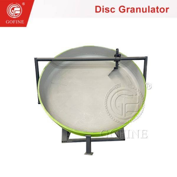 Quality Pan Granulator For Organic Fertilizer Pellet Processing With 1-3m Diameter Disc for sale