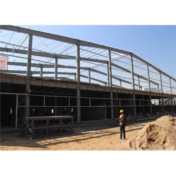 Quality Custom Engineered Steel Barn Construction , Steel Farm Buildings Demountable for sale
