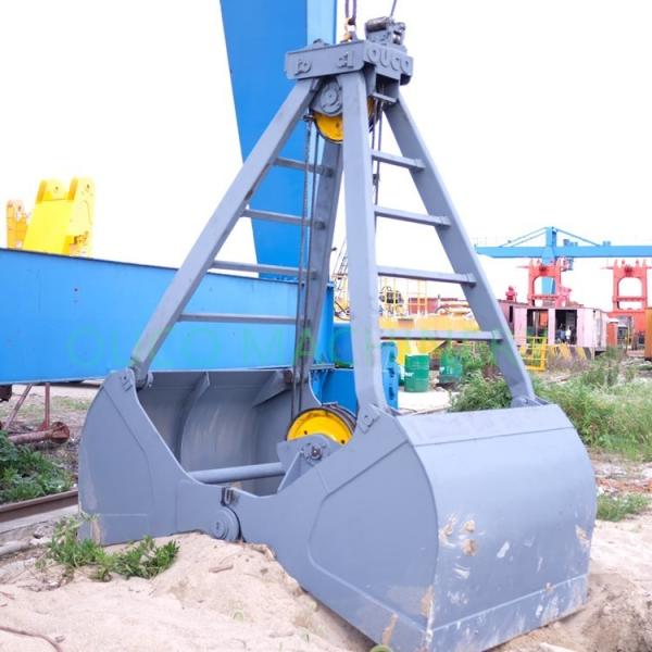 Quality Sand Handling Bulk Cargo 2 Rope Clamshell Grab Bucket for sale