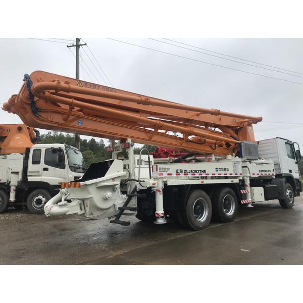 Quality Swing Leg Zoomlion Used Concrete Pump Truck 37 Meter for sale