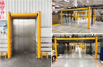 Height Restrictor Building Protection Protects doorframes Anti-Collision Guardrails
