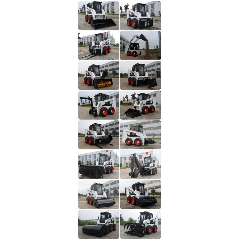 Machine Brand Factory New Cheapest Mini Loaders Small Wheel Loader Mini Skid Steer Full Assistive Devices