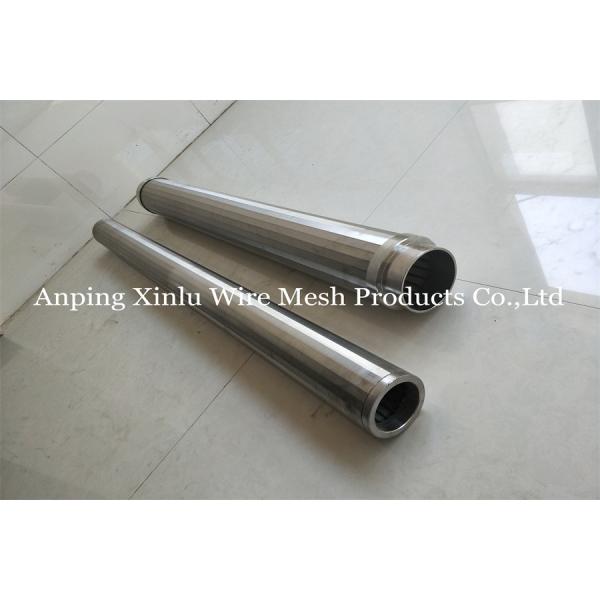 Quality 304L/316L Full Welding Wedge Wire Screen pipe for Harsh Environments for sale