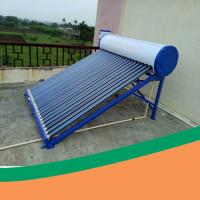 China Freestanding 150L Stainless Steel Compact Solar Hot Water Heater factory