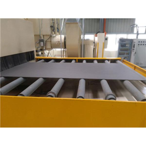 Quality Workpiece L3580mm Roller Conveyor Shot Blasting Machine For Metal Sheet Cleaning for sale