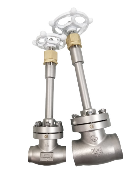 Quality Manual Operation DN25 DN40 Cryogenic Socket Weld Globe Valve for sale