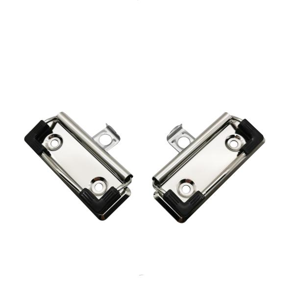 Quality Rectangular Clipboard Clips Metal Notepad Clips 70*30mm With Corner Guards And for sale