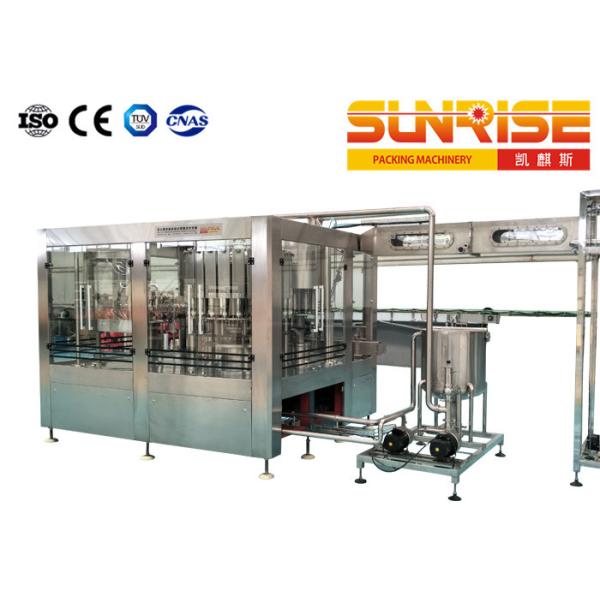 Quality Washing Capping Fruit Juice Filling Machine 24 Rinsing Heads for sale