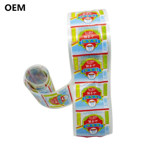 Quality White Colour Flexography Printed Plastic Sausage Casings For Sausages for sale