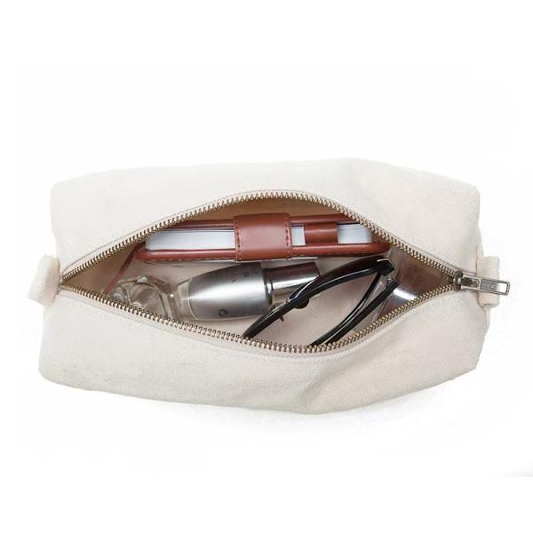 Quality RPET Recycled Cotton Cosmetic Bag Durable & Eco-Conscious Choice for Organizing for sale