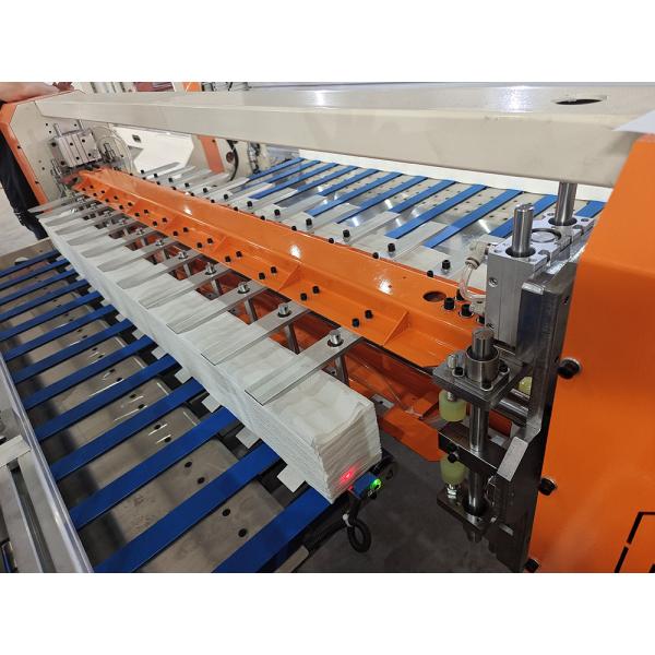Quality Wallboard structure 100m/min automatic transfer soft facial tissue paper folding for sale
