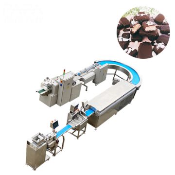 Quality High speed Chocolate coated fruit bar making machine with packing machine for sale