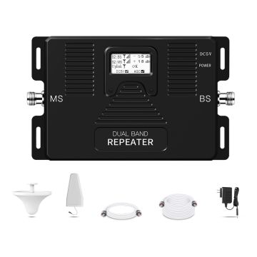Quality Dual Band 70dB Mobile Signal Boosters Cellular Repeater Amplifier for sale