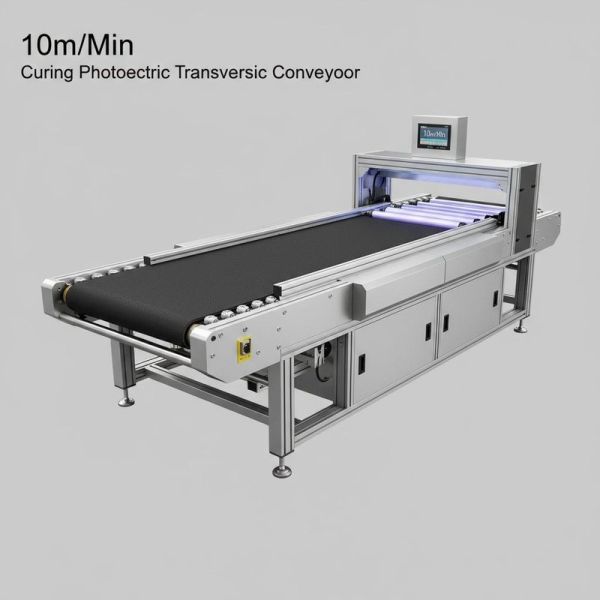 Quality 10m/Min 1320mm Width Curing Photoelectric Transverse Conveyor for sale