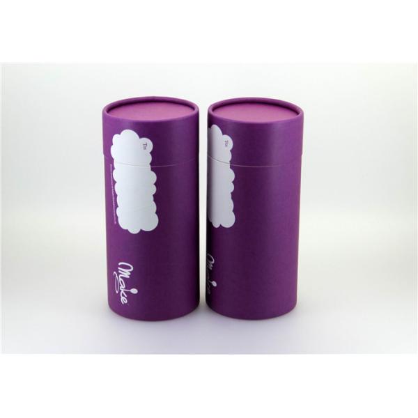 Quality Food Grade Paper Tube Chocolate Packaging , Embossing Printing round canister for sale