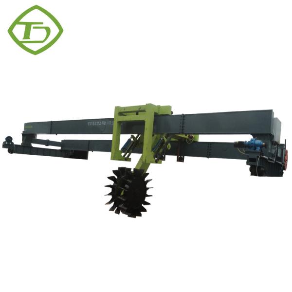 Quality Turning Fermentation Compost Equipment Straw Wheel Compost Turner for sale