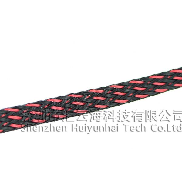 Quality PET Multifilament Heat Shrinkable Braided Sleeving Lightweight High Strength for sale