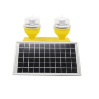 Quality GPS Sync Solar Aviation Obstruction Light SUS304 20FPM Solar Navigation Lights for sale