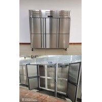 Quality Six Door Industrial Kitchen Freezer Energy Saving CNC Temperature Control for sale