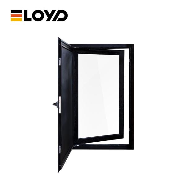 Quality Energy Efficient Tempered Glass Casement Window With Mosquito Net Replacement for sale