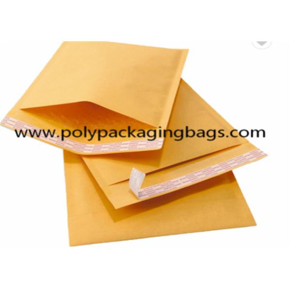 Quality Hot Melt Adhesive Seal Padded Kraft Bubble Envelopes for sale