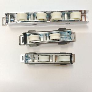 Quality Customized Logo POM Material Double Roller with PP Cover Sliding Door Window for sale