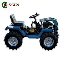 Quality Gasoline Miniature Farm Tractors 4wd Mini Tractor For Cultivation for sale