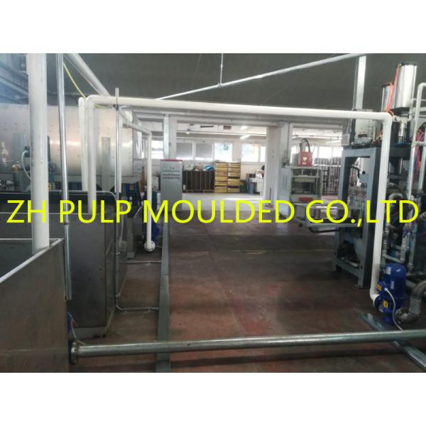 Quality Biodegradable Bagasse Pulp Production Line , Bagasse Plate Machine 440V for sale